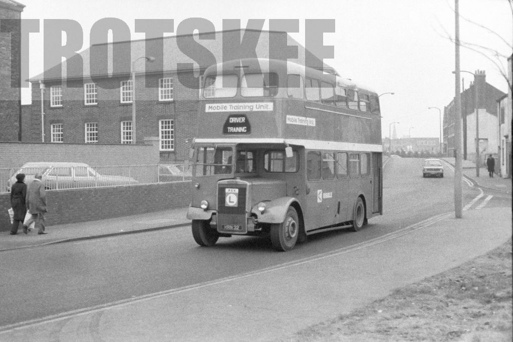 35mm Black and White Negative Ribble Leyland PD2/13 HRN32 at in 1979 ...